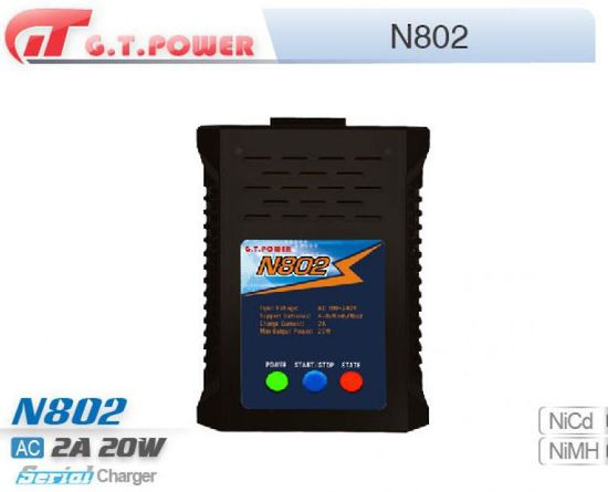 GT Power N802 2A NiMH AC Battery Charger