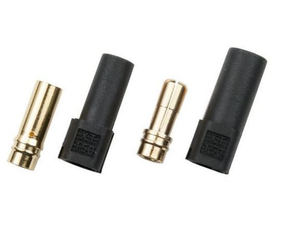 XT150 Connector Male and Female 1 pair: Black