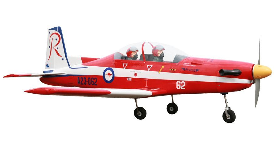 Seagull SEA94 PC-9 (1800mm) - Including Retracts- 120 (2 Stroke) RC Plane