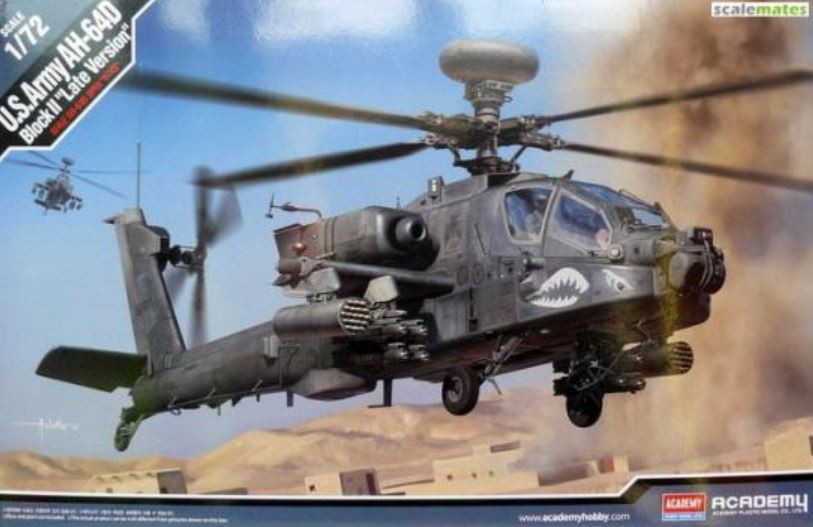 Academy 1/72 US Army Ah-64D "Late Version" Model Kit