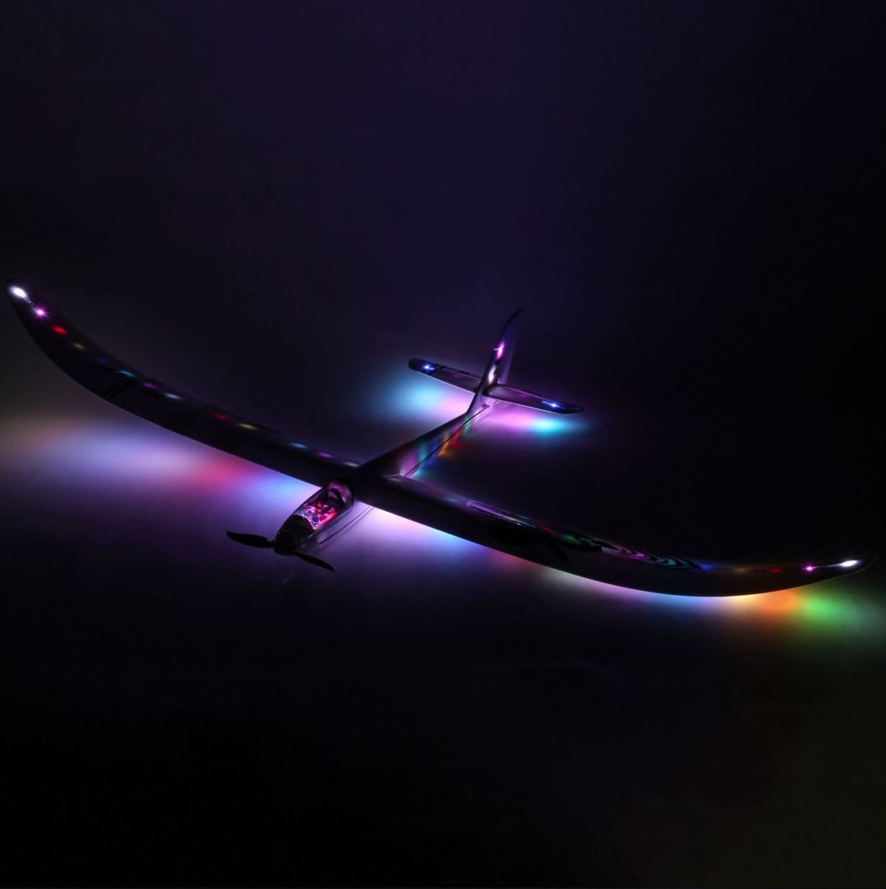 E-Flite EFL3650 Night Radian FT 2.0m BNF RC Glider AS3X SAFE Select