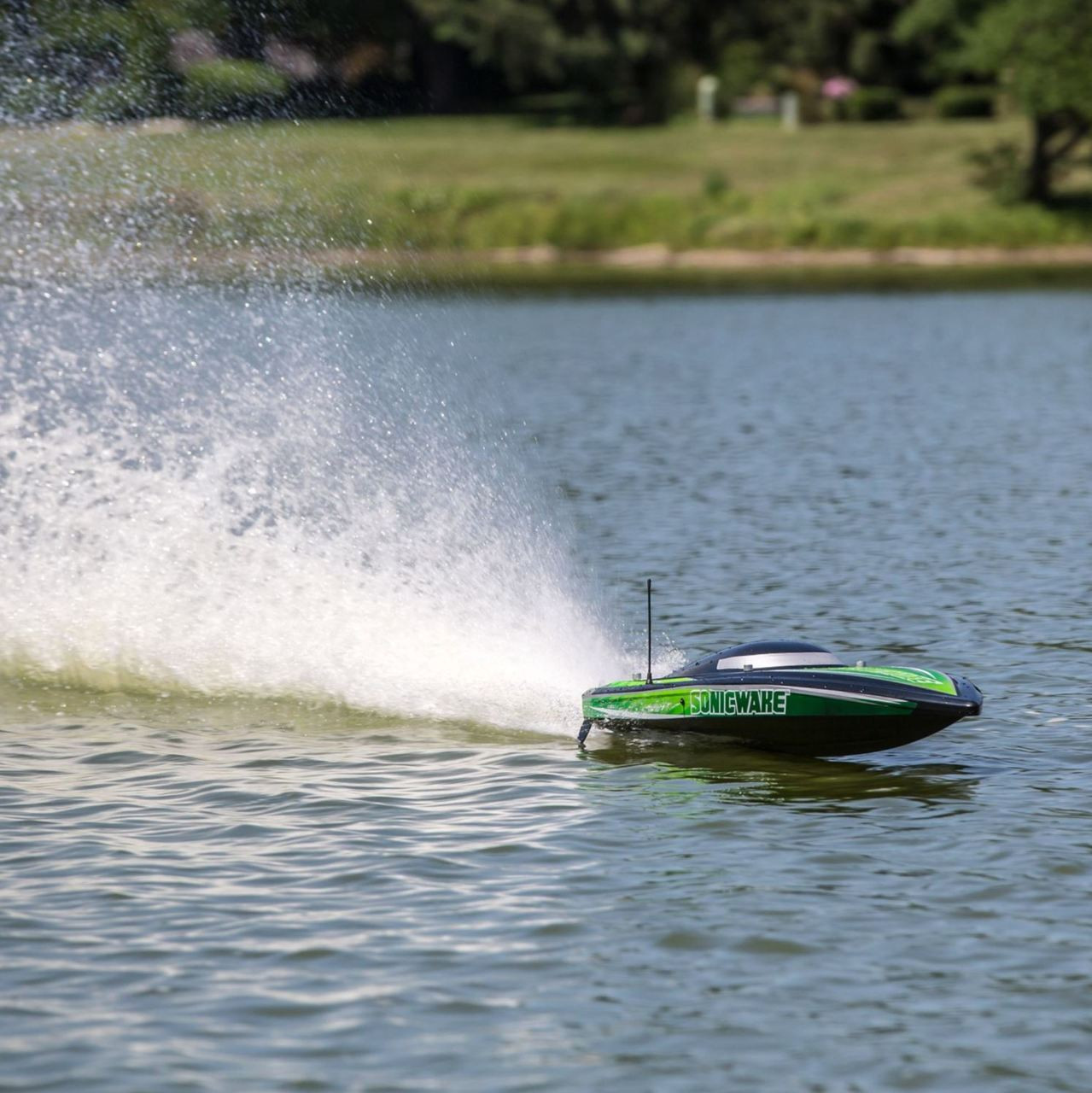 Pro Boat PRB08032T2 Sonicwake 36" Self-Righting Brushless Deep-V RTR RC ...