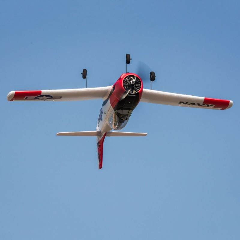 Parkzone PKZ8250 T-28 Trojan 1.1m BNF Basic RC Plane with AS3X and Safe ...