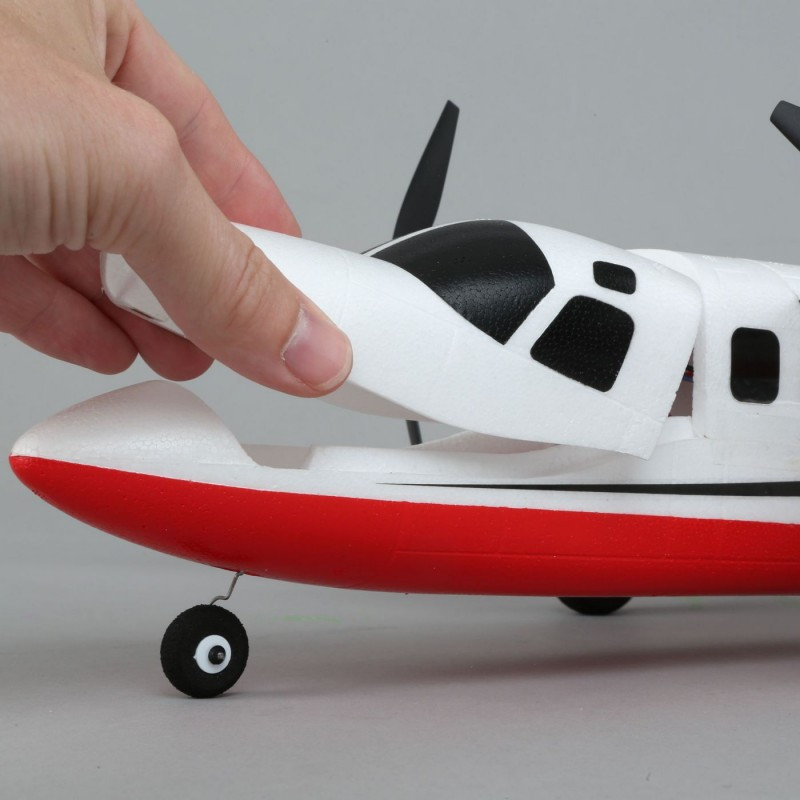 E-Flite EFLU5850 UMX Aero Commander BNF Basic RC Plane with AS3X