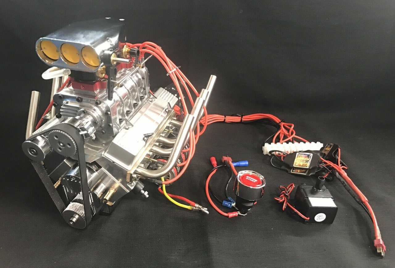 1/4 Scale Supercharged V8 - RTR Nitro Engine