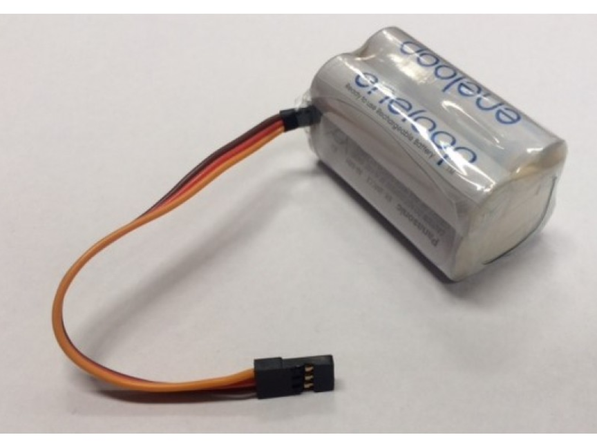 Eneloop 4.8V 2000mah Sanyo Square Receiver Battery Pack with JR lead