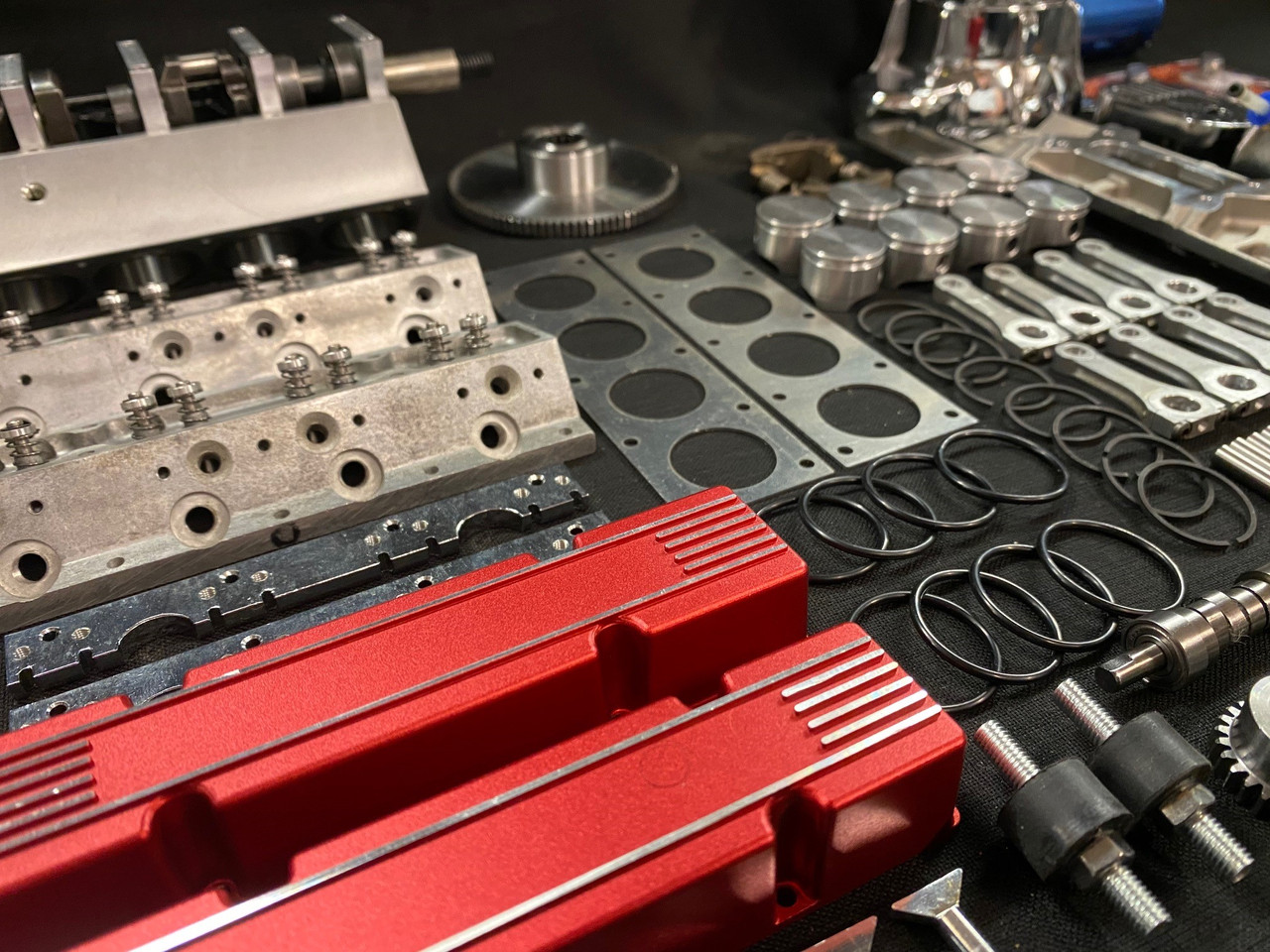 1/4 Scale V8 Nitro Engine Assembly Kit