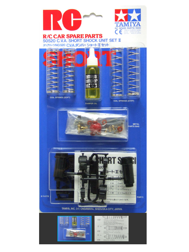 Tamiya 50520 CVA Short Shock Unit Set