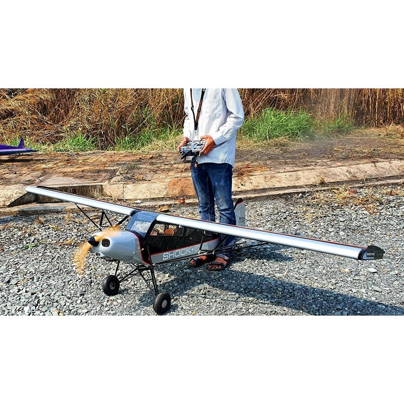 Seagull Models NEW July 2020 Shock Cub 38-50cc-102in span Silver w ...