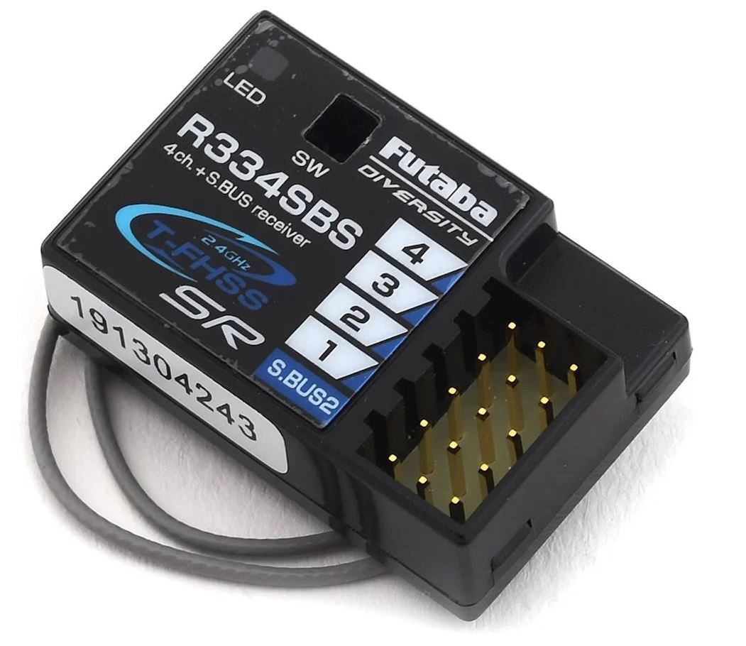 Futaba 7PXR 7-Channel 2.4GHz T-FHSS Telemetry Radio System w/2xR334SBS