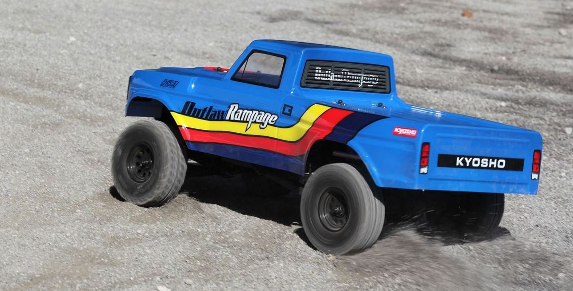 Kyosho 1/10 EP RS 2WD Outlaw Rampage RTR w/Batt&Charger Blue