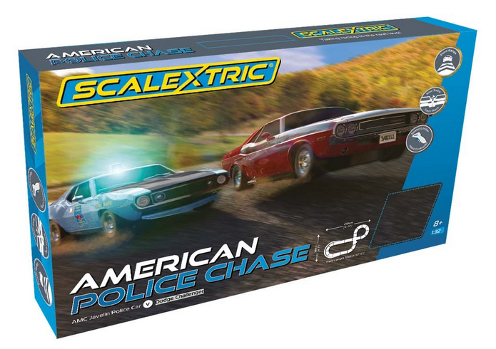 Scalextric C1405 Set American Police Chase