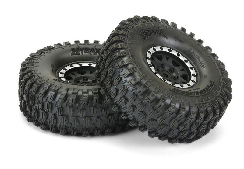 Pro-Line Racing PRO1012813 1/10 Hyrax 1.9 G8 Crawler Tyres Mounted on ...