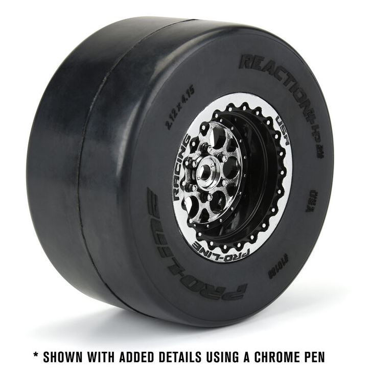 Pro-Line PRO279403 1/10 Showtime+ Wide Rear 2.2"/3.0" 12mm Drag Wheels ...