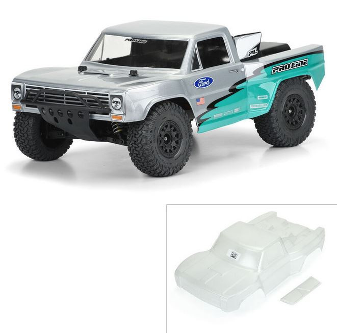 Pro-Line Racing 1/10 Pre-Cut 1967 Ford F-100 Clear Body for SCT