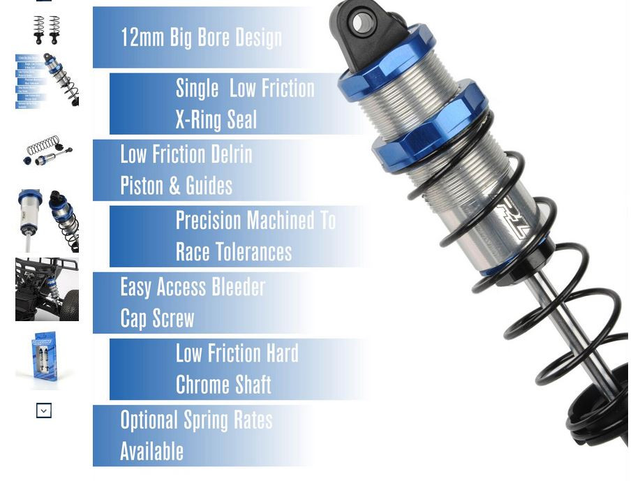 Pro-Line Racing PRO630830 Pro-Spec Short Course Front Shocks