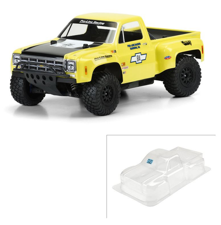 Pro-Line Racing PRO351000 1/10 1978 Chevy C-10 Race Truck SCT Clear Body