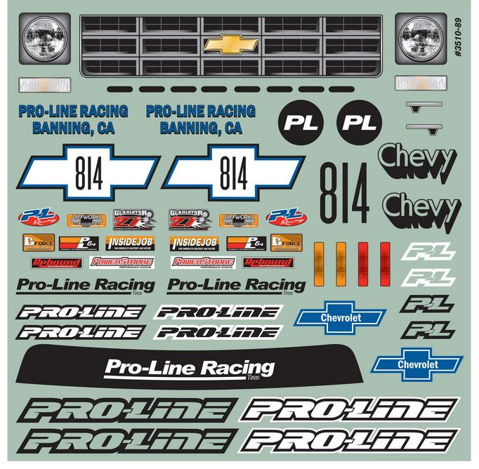 Pro-Line Racing PRO351000 1/10 1978 Chevy C-10 Race Truck SCT Clear Body