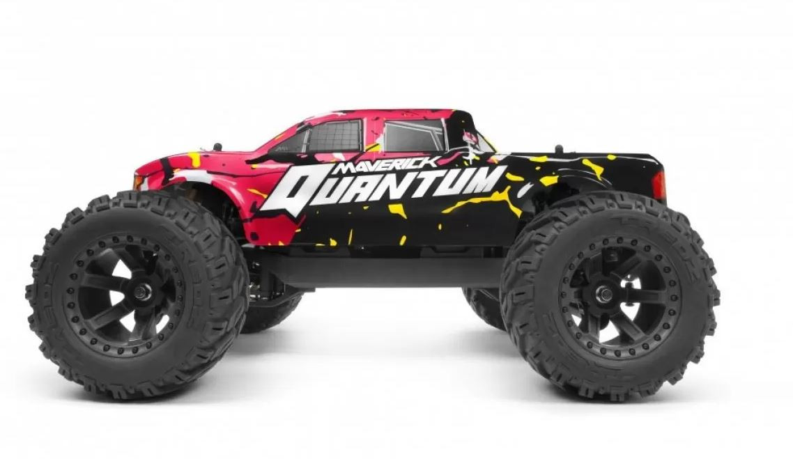 Maverick 1/10 Quantum MT 4WD Brushed RC Monster Truck Pink
