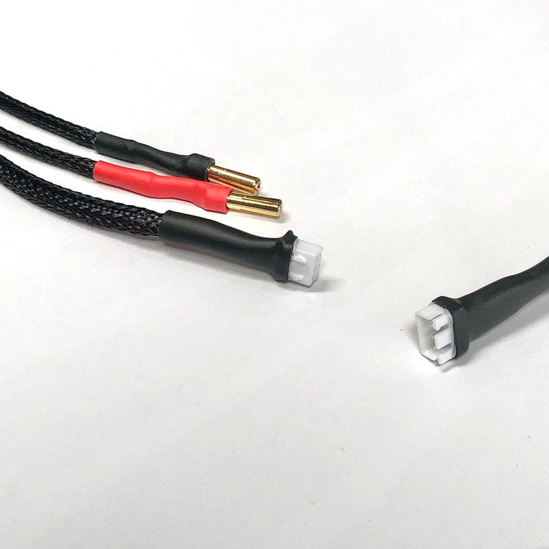 2S Lipo/Life Receiver Pack 650mm Braded Charge Lead w/XH Balance Port ...