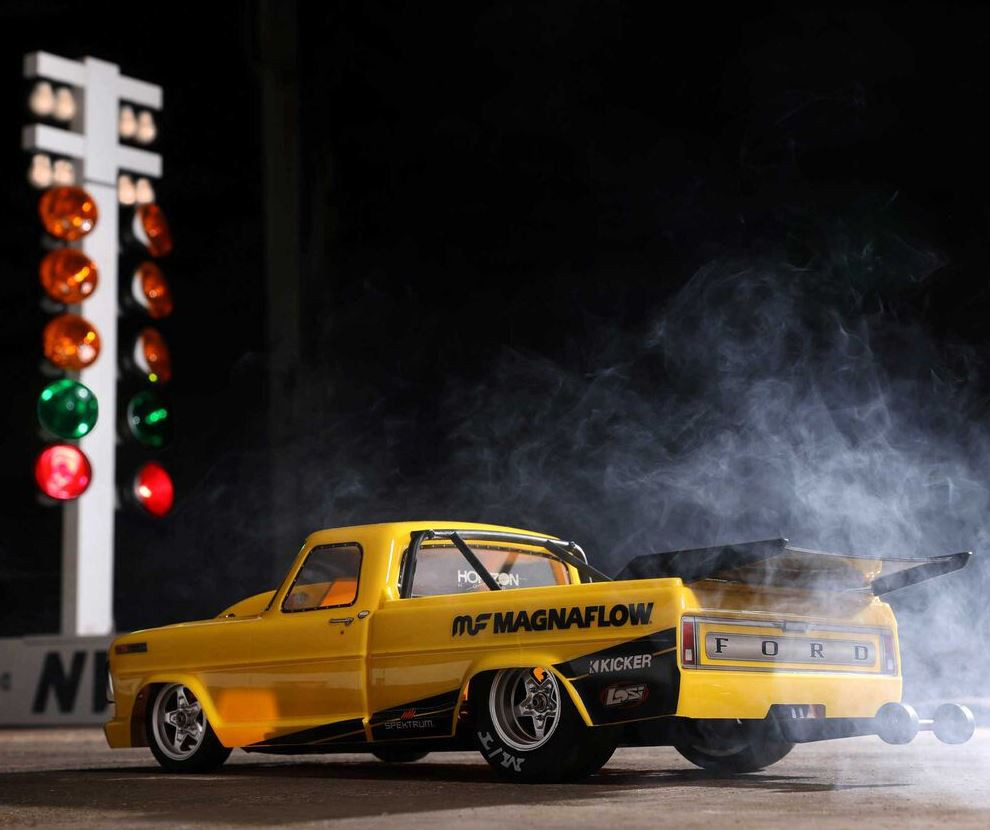 Losi 1/10 '68 Ford F100 22S 2WD No Prep Drag Racing Brushless RTR Magnaflow