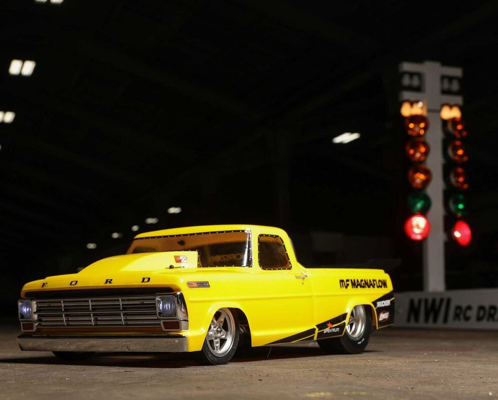Losi 1/10 '68 Ford F100 22S 2WD No Prep Drag Racing Brushless RTR Magnaflow