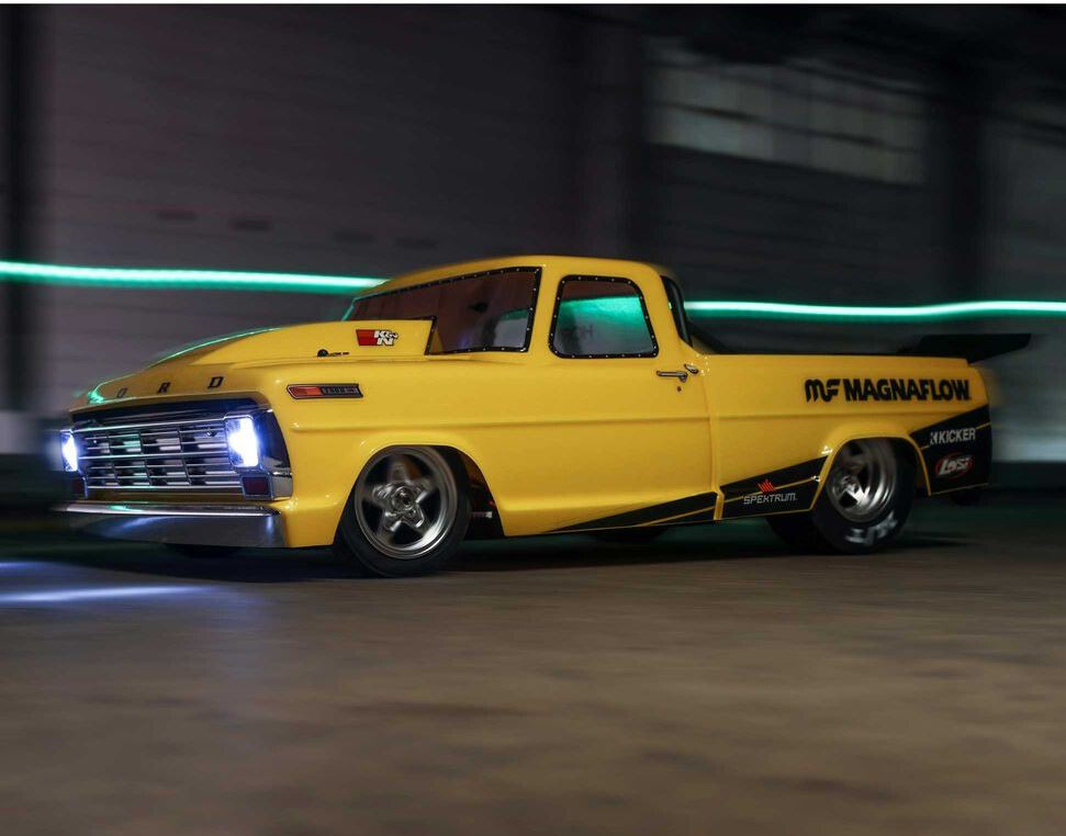 Losi 1/10 '68 Ford F100 22S 2WD No Prep Drag Racing Brushless RTR Magnaflow
