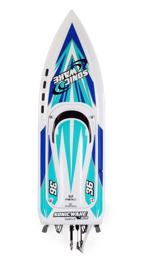 Pro Boat PRB08032V2T2 Sonicwake 36" V2 Self-Righting Brushless Deep-V ...