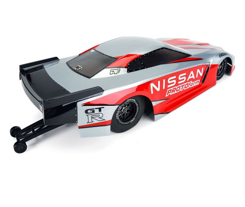 Protoform PRM158500 1/10 Nissan GT-R R35 Clear Body suit Losi 22S Drag Car