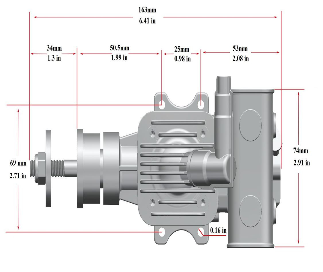 RCGF 15cc Stinger RE Rear Carb Gasoline Engine