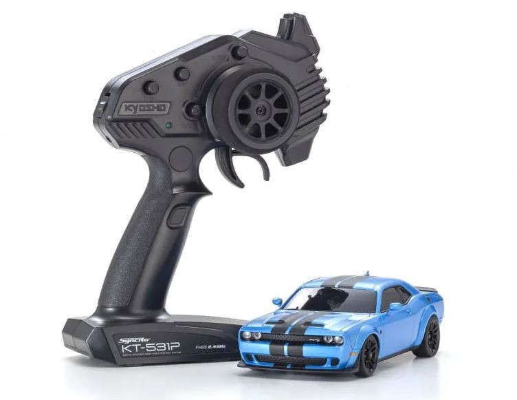 Kyosho 32621BL MR-020 MINI-Z AWD Dodge Challenger SRT Hellcat REDEYE B5 ...