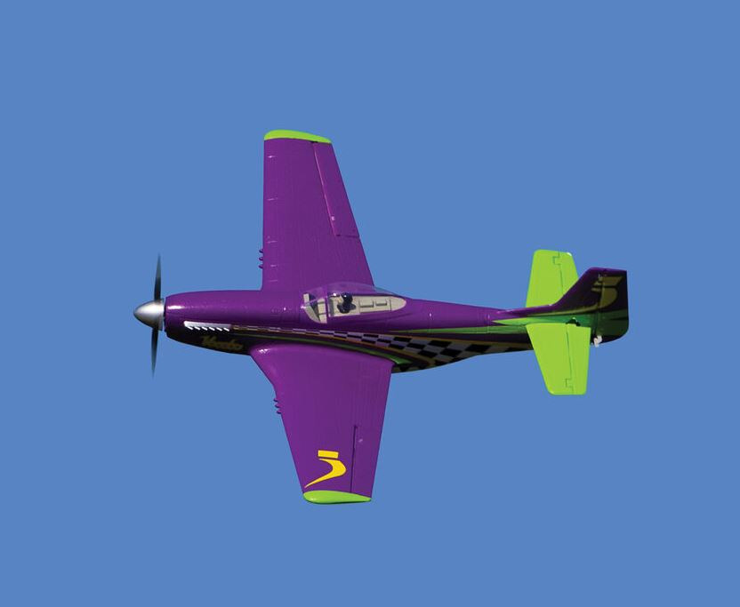 E-flite EFLU4350 UMX P-51D Voodoo BNF Basic w/Safe & AS3X