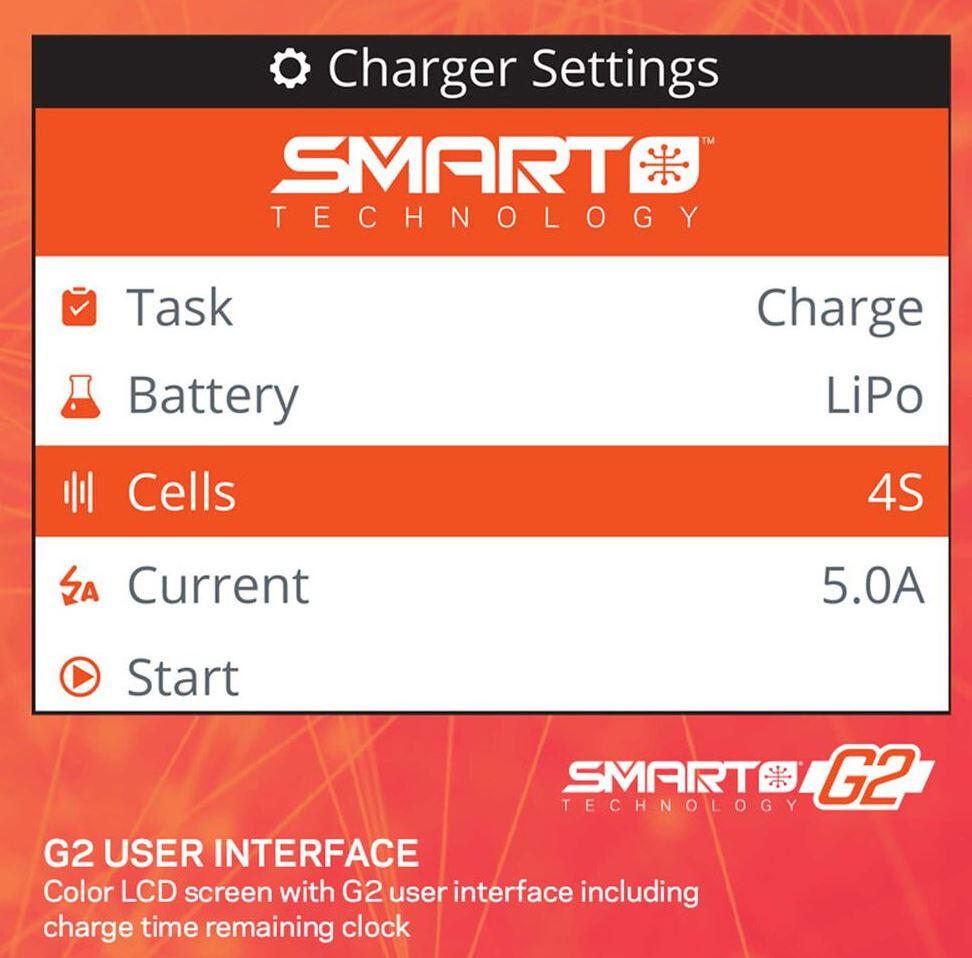 Spektrum SPMXC2050 S155 G2 55W AC Smart Charger