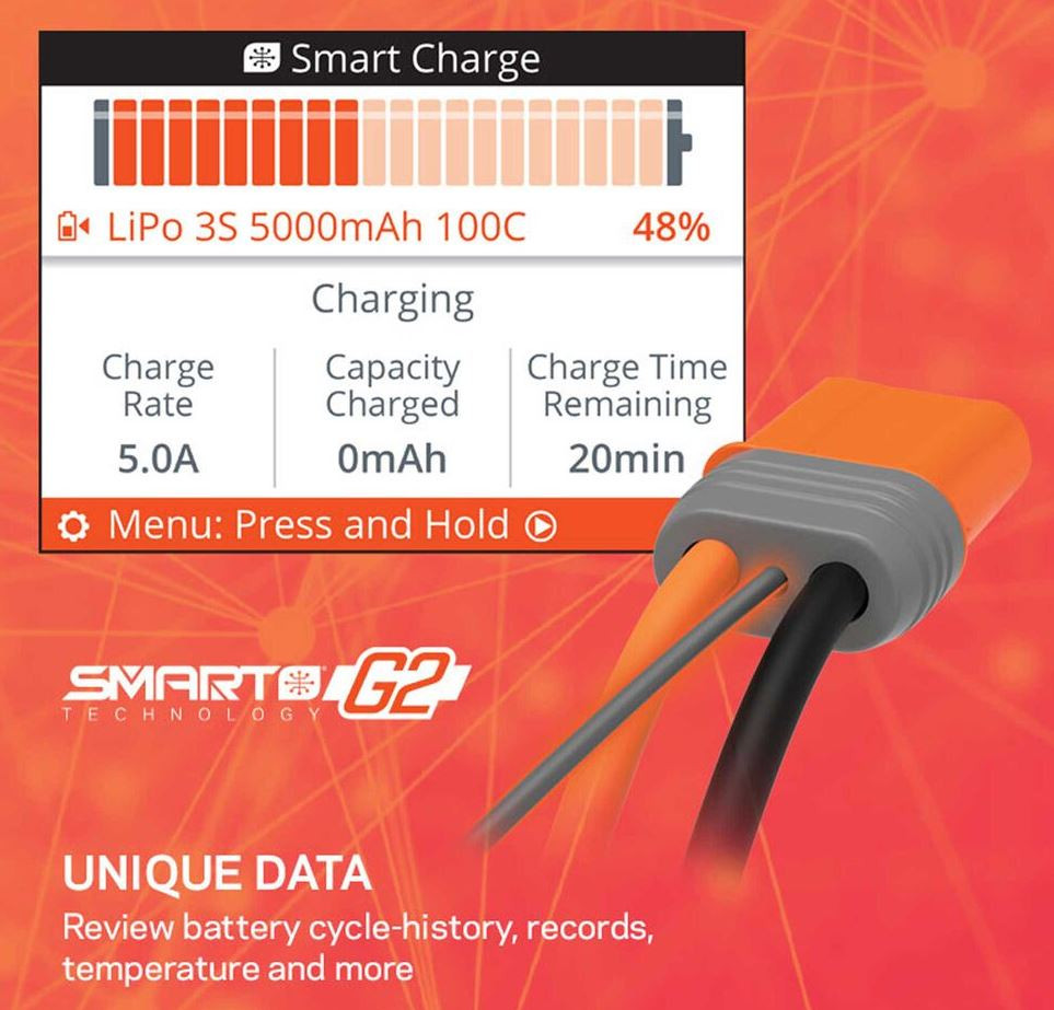 Spektrum SPMXC2050 S155 G2 55W AC Smart Charger