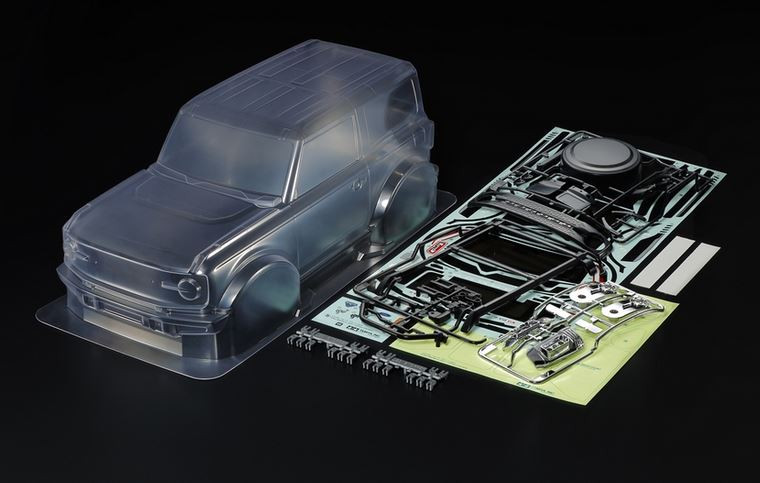 Tamiya 51687 1/10 2021 Ford Bronco Clear Body Set
