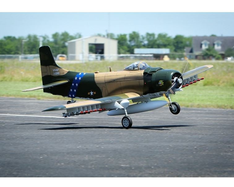 Seagull Models SEA348CAMO SkyRaider 86" ARF Camo No Gear