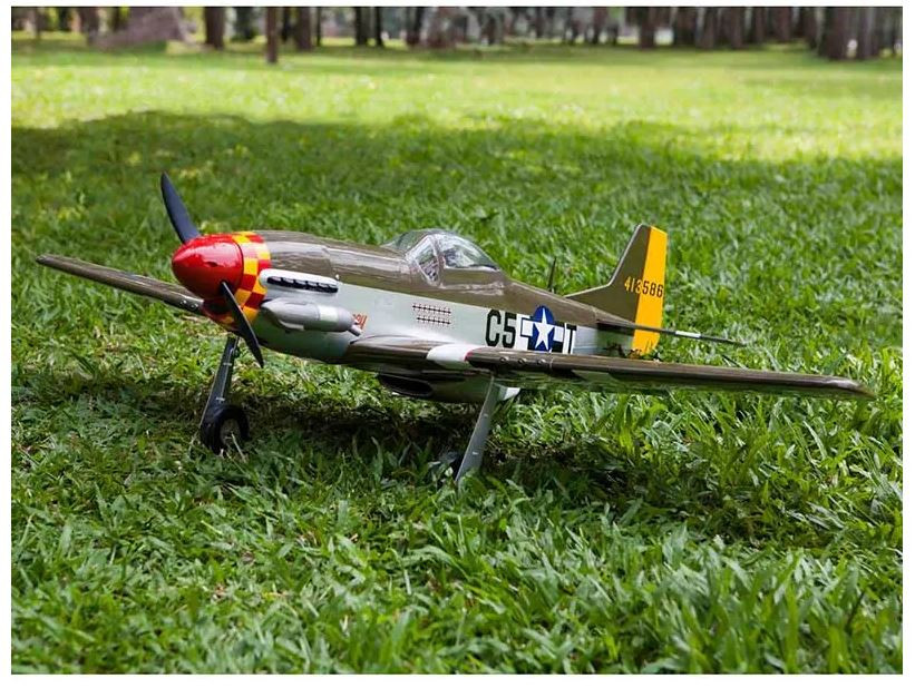 Seagull Models SEA276NGEAR North American P-51D Mustang 56.3" 10cc ARF ...