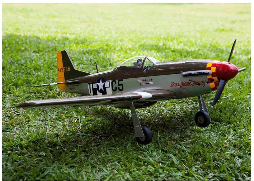 Seagull Models SEA276NGEAR North American P-51D Mustang 56.3" 10cc ARF ...
