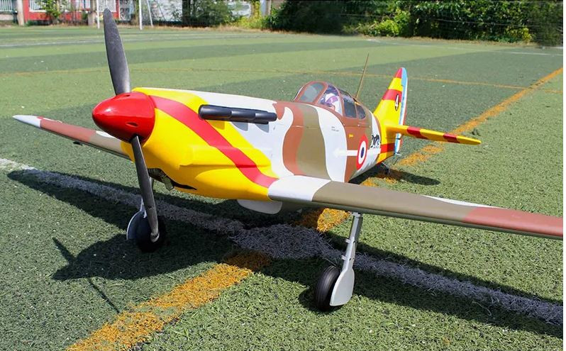 Seagull Models SEA99NGEAR Dewoitine D-520 71" 30cc ARF w/Electric ...
