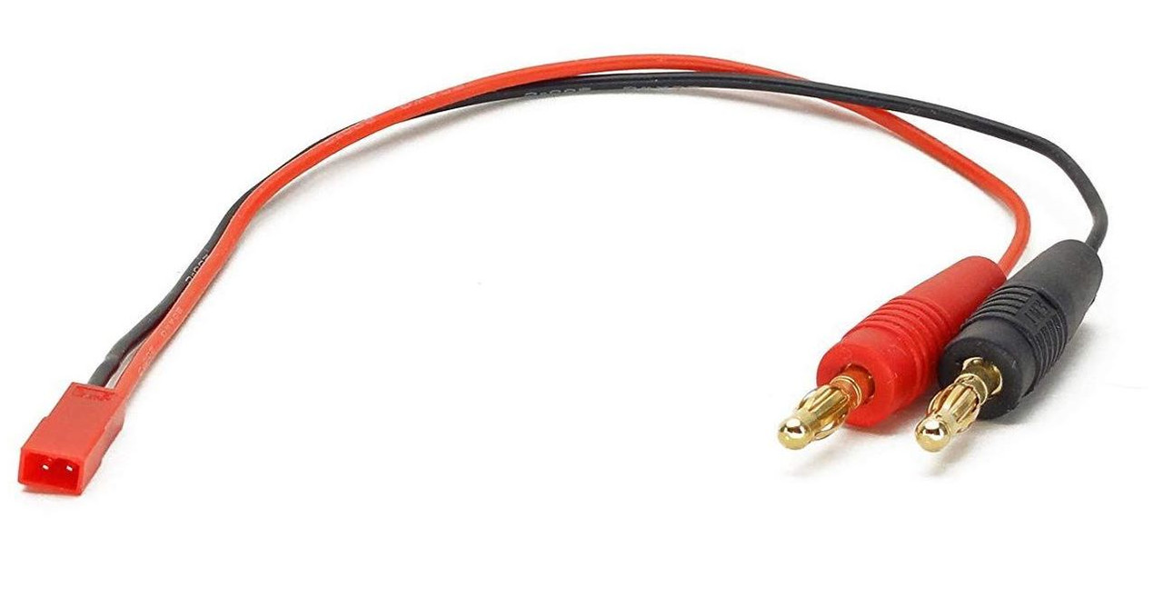 JST Charge lead w/4mm Banana Plug