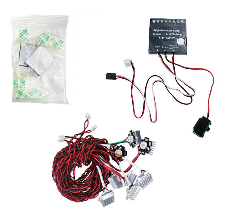 GT Power 87 High Power 3W Aircraft LED Light System