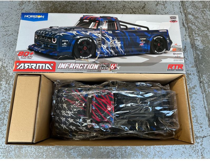Arrma 1/7 INFRACTION 6S BLX V2 All-Road Truck RTR Blue