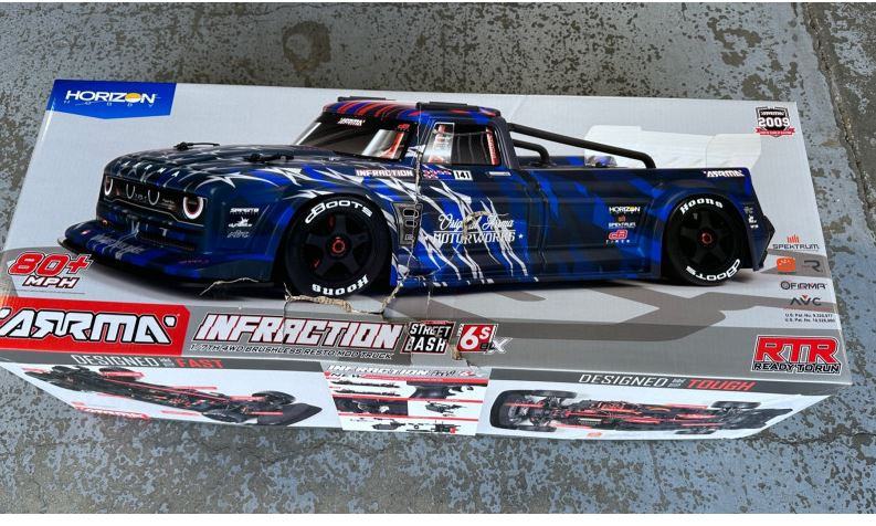 Arrma 1/7 INFRACTION 6S BLX V2 All-Road Truck RTR Blue