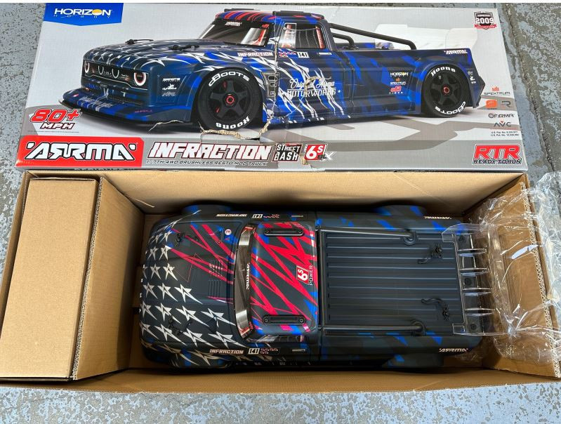 Arrma 1/7 INFRACTION 6S BLX V2 All-Road Truck RTR Blue