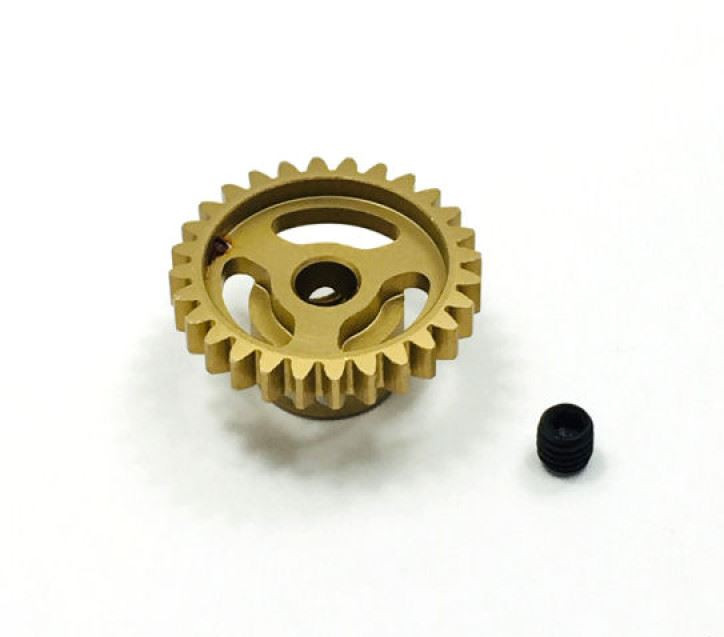 Trinity TEP4025 25T 48P Ultra Lightweight Thin Cut Aluminum Pinion Gear