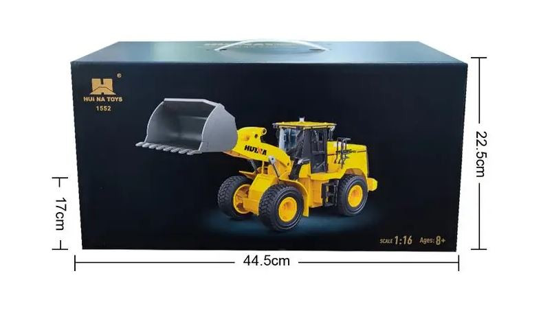 Huina 1552 1/16 11Ch RC Loader w/Metal Bucket