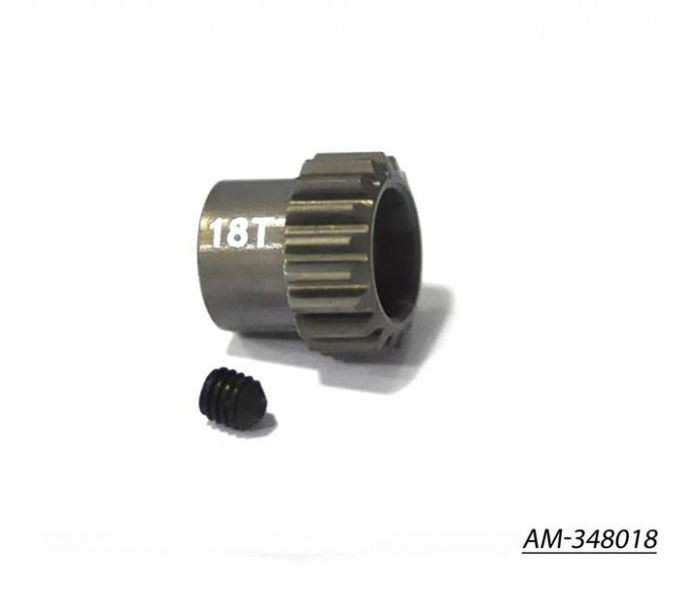Arrowmax 348018 7075 Aluminium Hard Pinion Gear 48P 18T