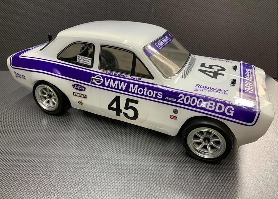 Team C Racing MK1-V 1/10 Ford Escort Mk1 190mm Clear Body Set