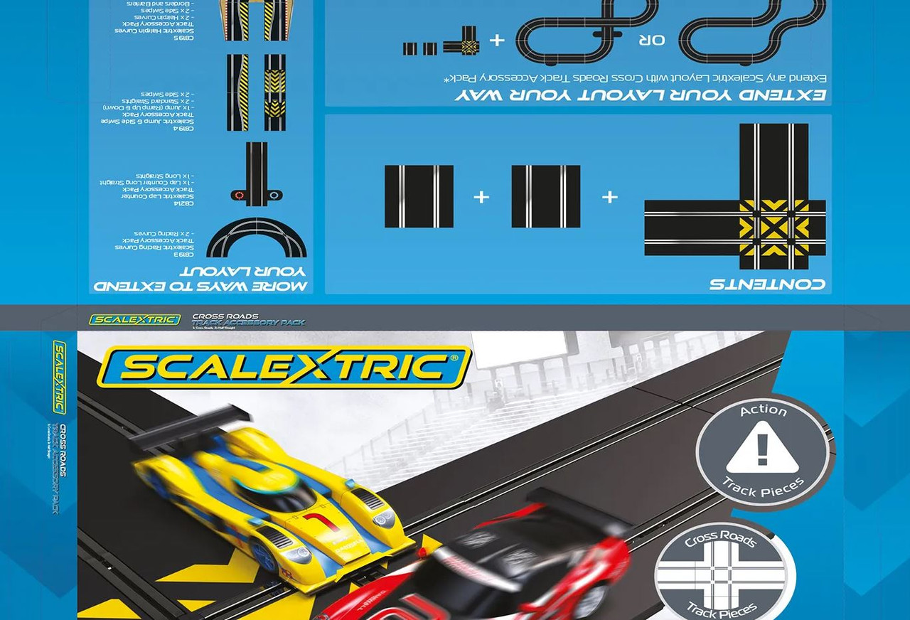 Scalextric C8213 Cross Roads Track Accessory Pack