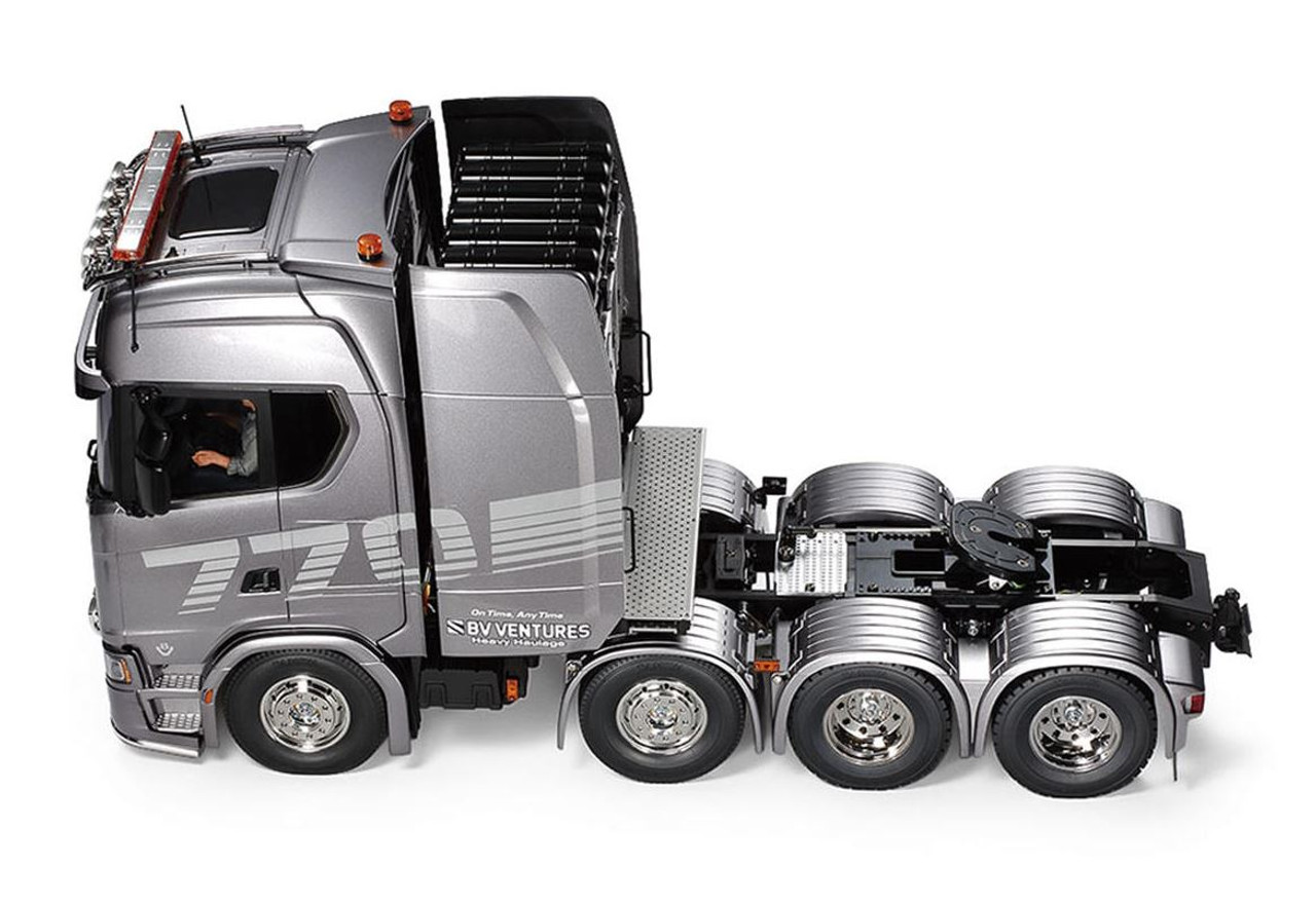 Tamiya 56373 1/14 Scania 770 S 8x4 Semi Truck Kit Silver Edition